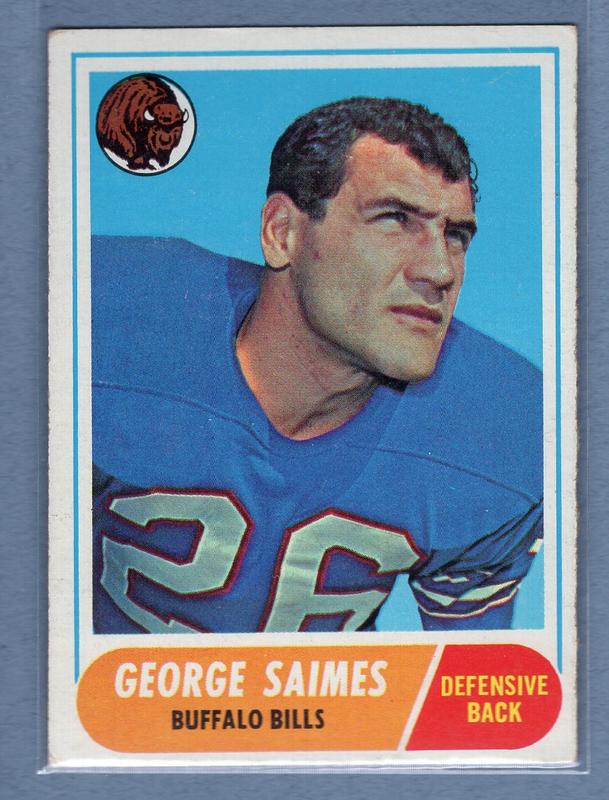 1968 Topps #201 George Saimes EX GO205 – squirescollectibles
