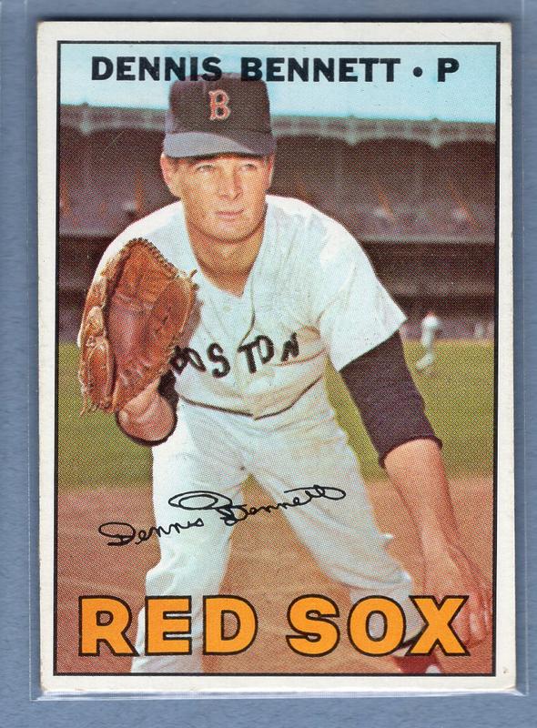 1967 Topps #206 Dennis Bennett EX GO446 – squirescollectibles